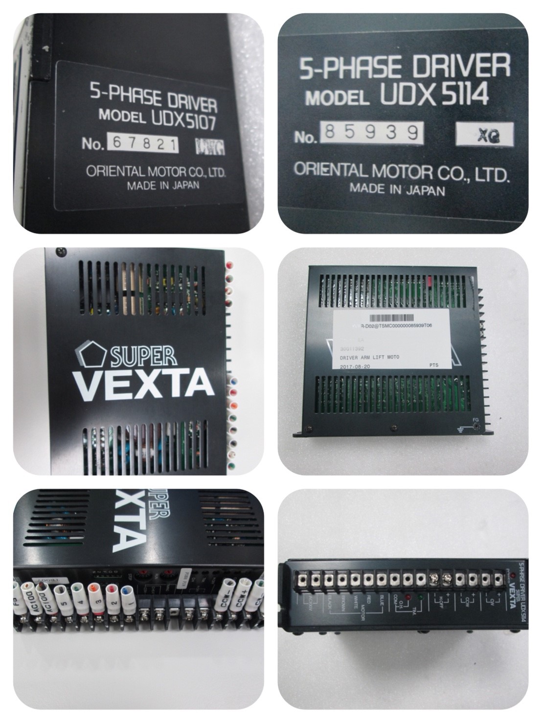 Vexta Driver 4054-LD4 DFU1514W FBLD120CW RK566AA UD2115A UDK5107N ...