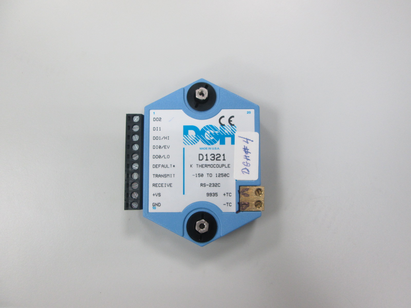 DGH K THERMOCOUPLE RS-232C - 產品資訊 - 亞太竑科技有限公司